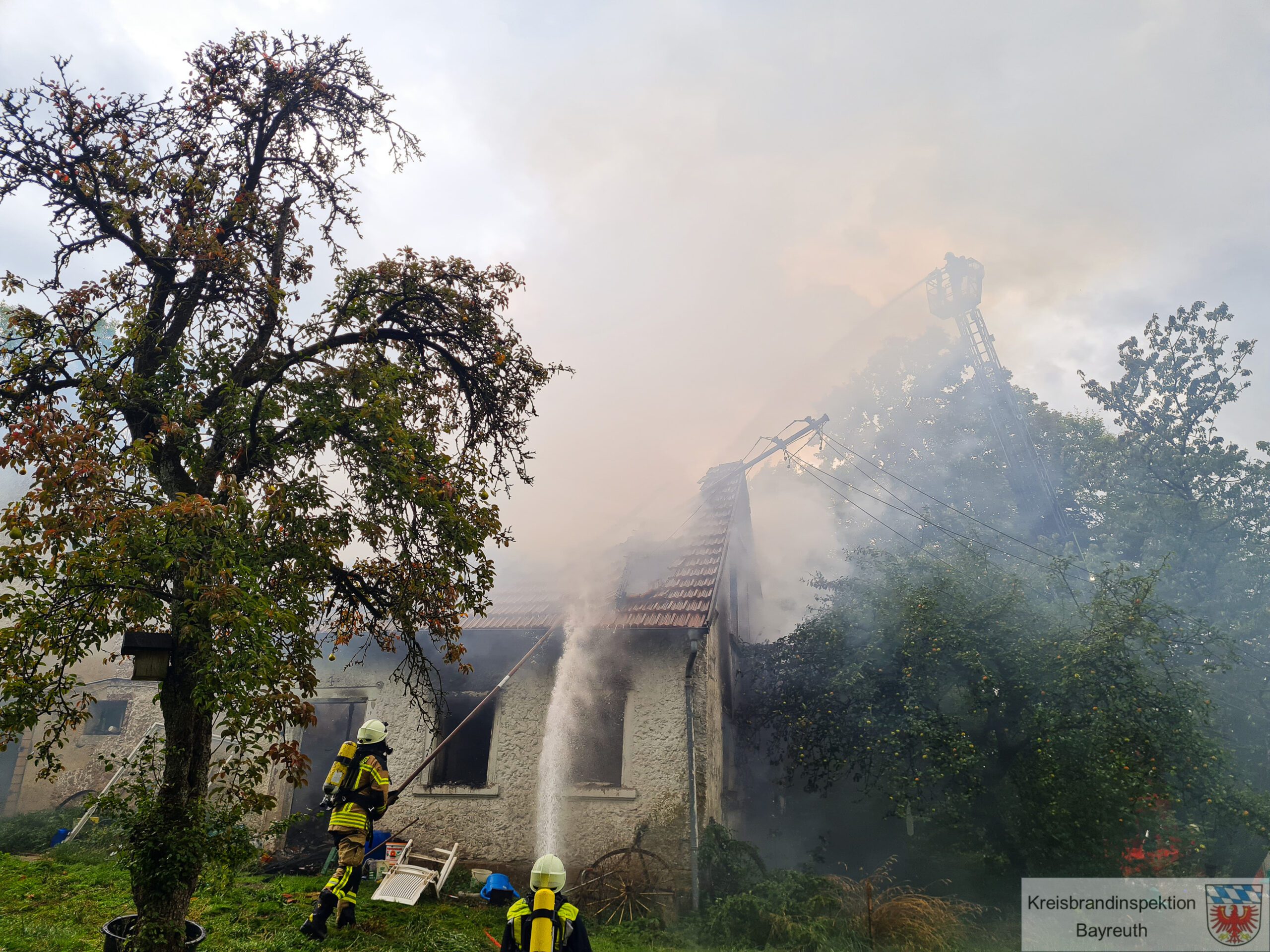 Gebäudevollbrand in Nemmersdorf - KFV Bayreuth e.V.